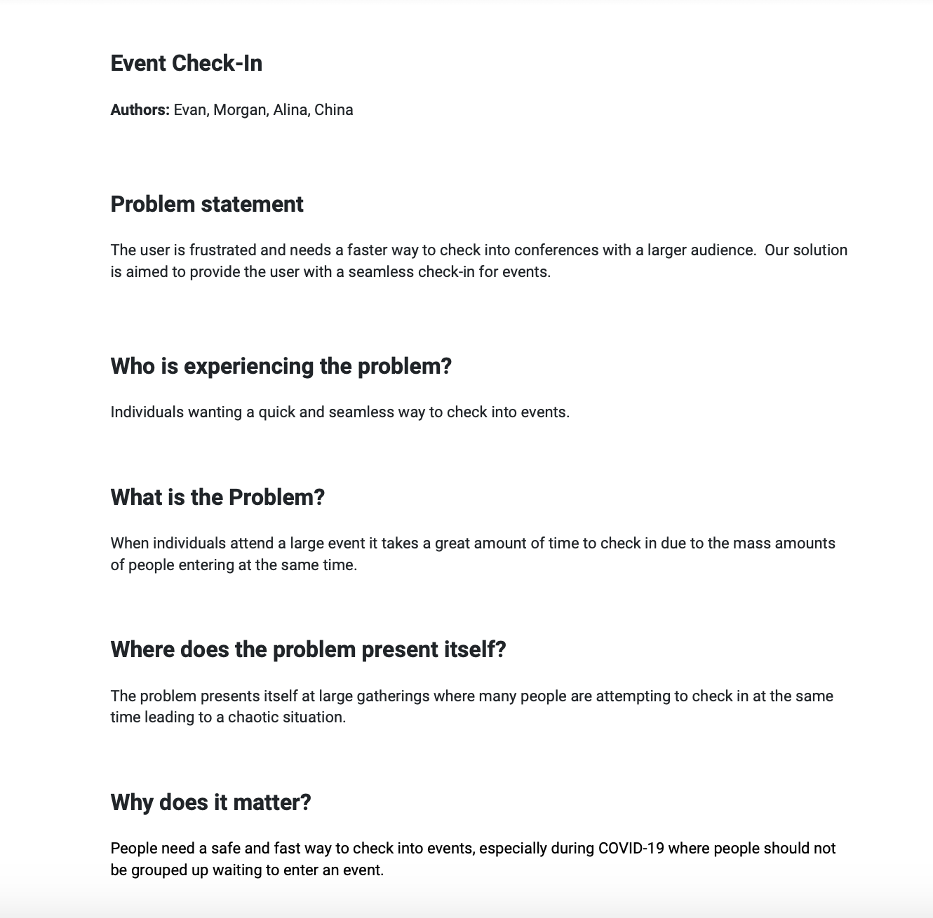 CSCE 190: Alina Ruff